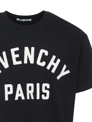 Givenchy Paris Embroidery Cotton T-shirt