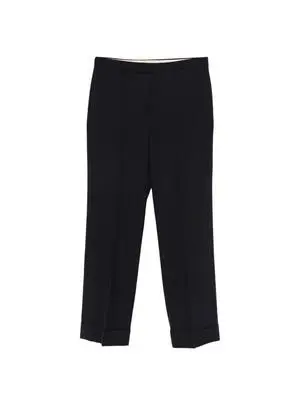 Valentino Garavani Wool Formal Trousers - Blue