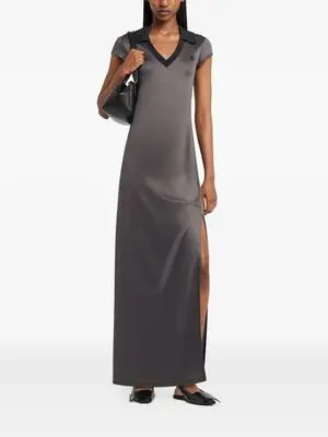 COURREGES Long Polo Dress - Gray