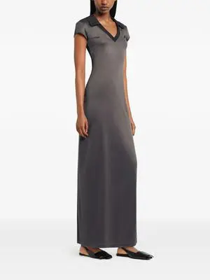 COURREGES Long Polo Dress - Gray