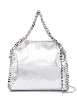 Stella McCartney Borsa Tote Mini Falabella - Silver