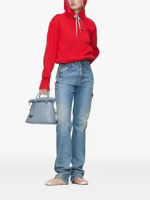 MAISON MARGIELA Fading Effect Denim Straight-leg Jeans - Blue