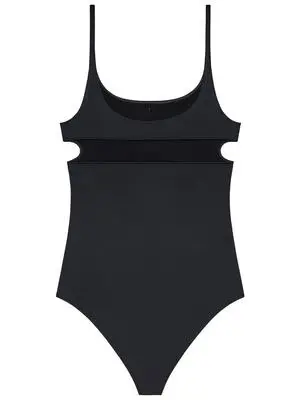 COURREGES Cut-out One-piece Swimsuit - Black