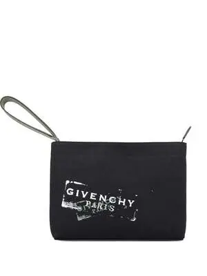 Givenchy Logo-print Compact Pouch - Black