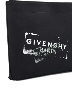 Givenchy Logo-print Compact Pouch - Black