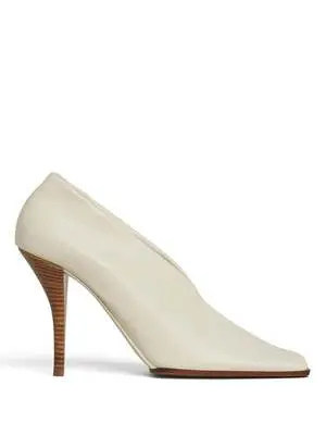 Alaïa Soft Square Pumps In Leather - Multicolor