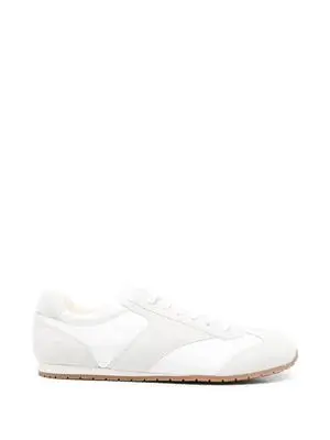 Prada Prada Fabric And Suede Sneakers White