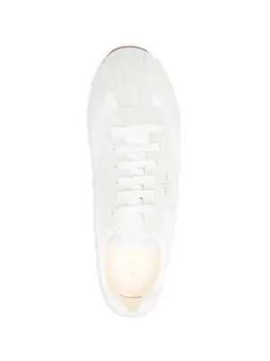 Prada Fabric And Suede Sneakers - White