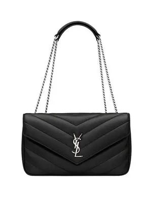 Saint Laurent Loulou M Shoulder Bag - Black