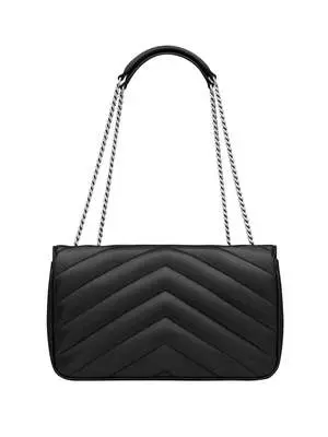 Saint Laurent Loulou M Shoulder Bag - Black