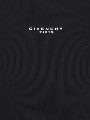 Givenchy Slim-fit Cotton Tank Top With Paris Print