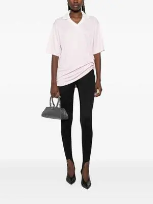 COURREGES Oversized V-neck Sports Polo - Multicolor