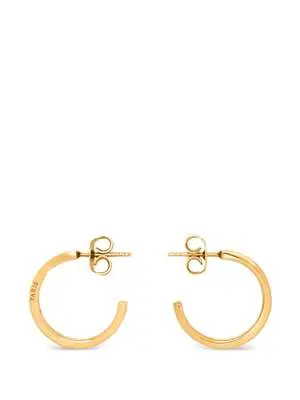 MAISON MARGIELA Logo Hoop Earrings