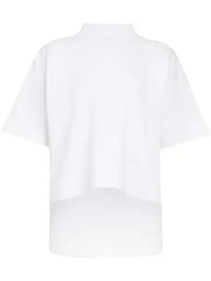 Alaïa Boxy Cotton T-shirt - White