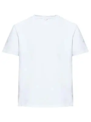 Saint Laurent Crewneck Cotton T-shirt - White