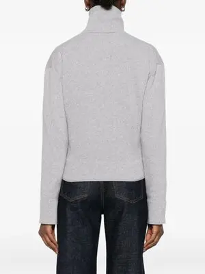 Victoria Beckham Half-zip Milano Wool Blend Jumper