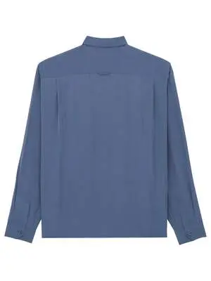 Saint Laurent Viscose And Silk Shirt With Padded Shoulders