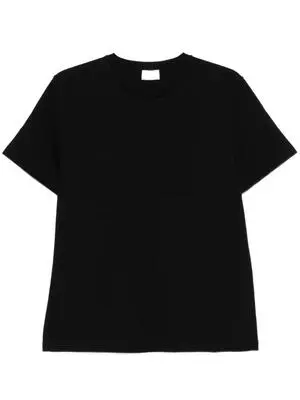 Saint Laurent Crewneck Cotton T-shirt - Black
