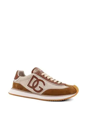 Dolce & Gabbana Dg Cushion Canvas And Suede Sneakers