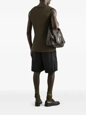 Dolce & Gabbana Waxed Faille Bermuda Shorts