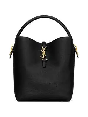 Saint Laurent Le 37 Supple In Grained Leather - Black