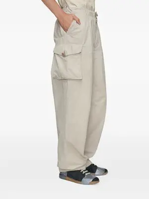 MAISON MARGIELA Cotton-blend Pinstripe Pattern Cargo Trousers