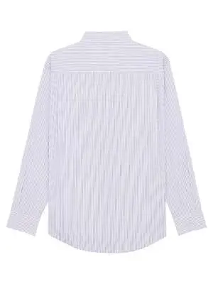 Saint Laurent Striped Cotton Poplin Cassandre Shirt