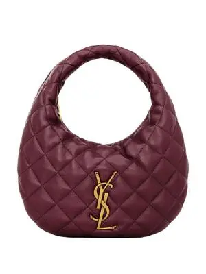 Saint Laurent Quilted Nappa Baby Icarino Bag - Red
