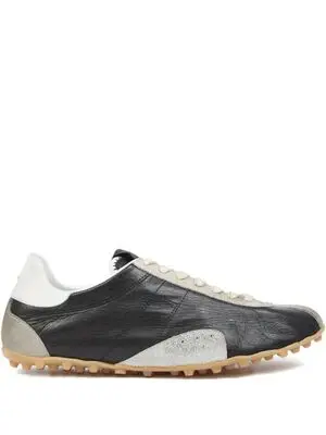 MAISON MARGIELA Sprinters Vintage Finish Suede And Leather Sneakers - Black