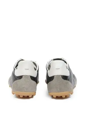 MAISON MARGIELA Sprinters Vintage Finish Suede And Leather Sneakers - Black
