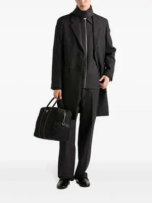 Prada Re-nylon And Saffiano Leather Duffel Bag