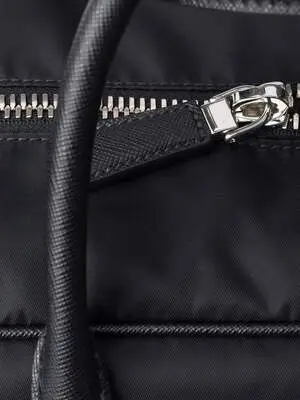 Prada Re-nylon And Saffiano Leather Duffel Bag