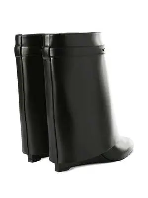 Givenchy Shark 95 Leather Ankle Boots