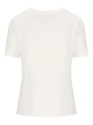 Chloé Cotton Jersey T-shirt With Passion Fruit Print - White