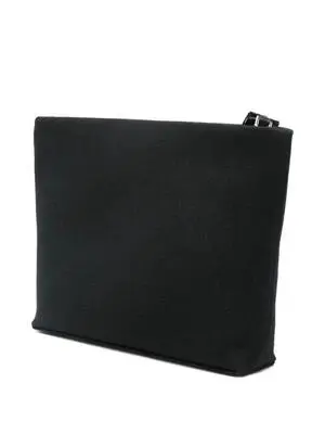 Givenchy Canvas Pouch With Zip And Logo Detail - Black