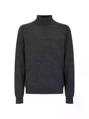 TOM FORD Roll-neck Knitted Sweater - Grey