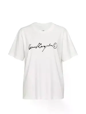 MAISON MARGIELA Logo Print Cotton T-shirt