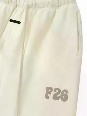 Fear Of God Ecru Logo Print Track Pants