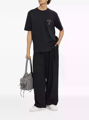 Emporio Armani Embroidered-logo T-shirt