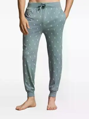 Polo Ralph Lauren All-over Pony Cotton Jersey Sleep Jogger - Blue