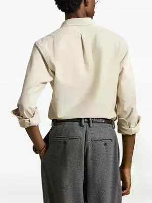 Polo Ralph Lauren Slim Fit Oxford Shirt - Neutrals