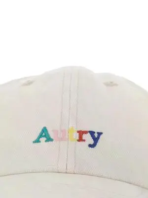 AUTRY Logo-embroidered Distressed Baseball Cap