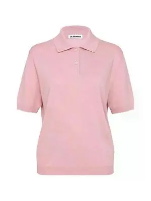 JIL SANDER Short-sleeve Polo Shirt - Pink