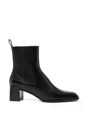 Sandro Metal-tip Elasticated-panel Ankle Boots