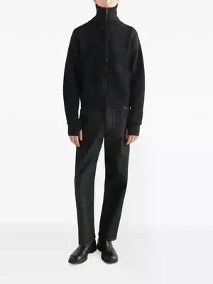 LEMAIRE Zipped Cardigan In Virgin Wool