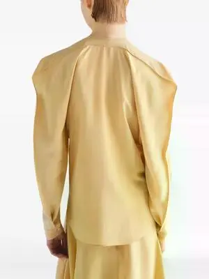 LEMAIRE Layered Blouse In Silk And Viscose Cloth