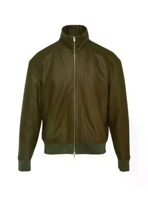 JIL SANDER Padded Zip-up Jacket - Green