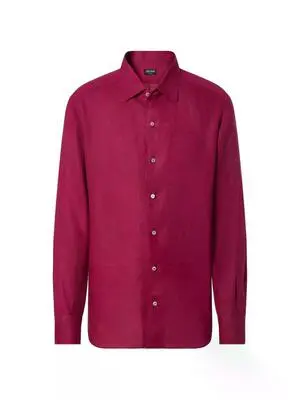 Zegna Oasi Lino Shirt - Pink