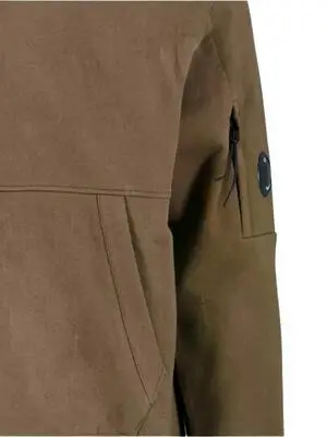 C.P. COMPANY Lens-detail Hoodie - Green