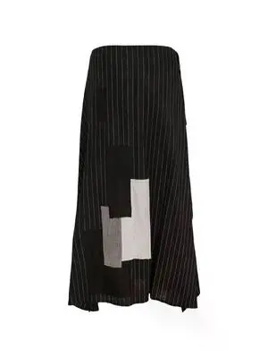 Y’s Pinstriped Skirt